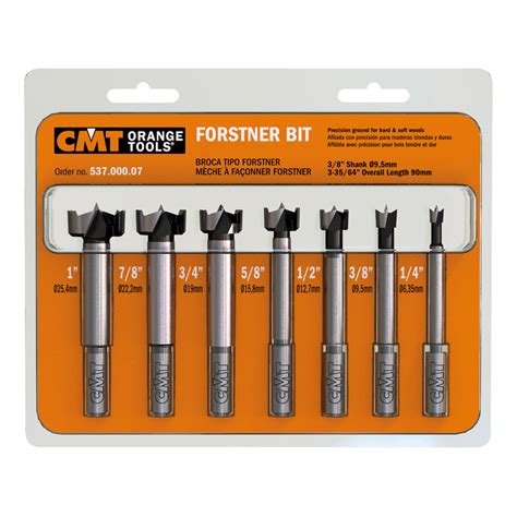 Forstner Bit Set S 3 8” 7 Pcs Rh Wood Shop Bits A Bit Better