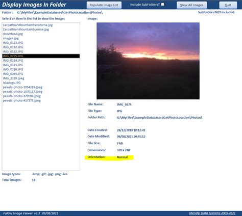 Solved VBA Image Control Orientation Incorrect Get EXIF Data Access World Forums
