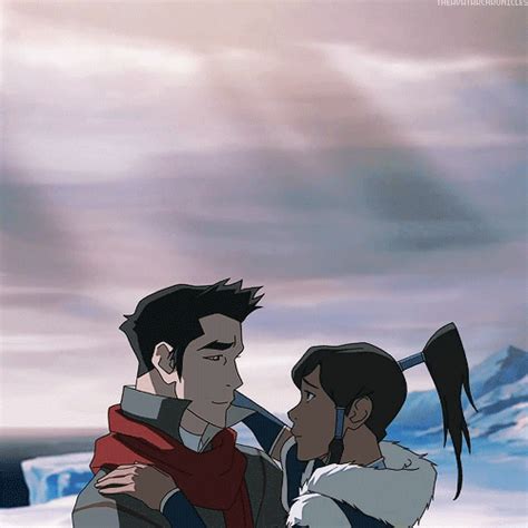 Korra And Mako Kiss 
