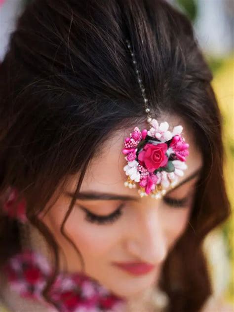 Shop For Elegant Maang Tikka With Floral Designs Ideal For Weddings