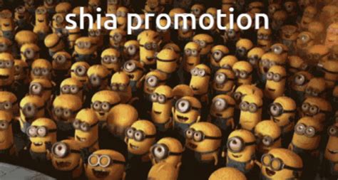 Despicable Me Minions Celebrating Shia Promotion 