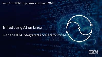 Linux on IBM zSystems and LinuxONE: Introducing AI on Linux with the IBM Integrated Accelerator ...