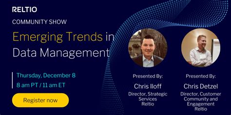 Emerging Trends In Data Management Reltio Community