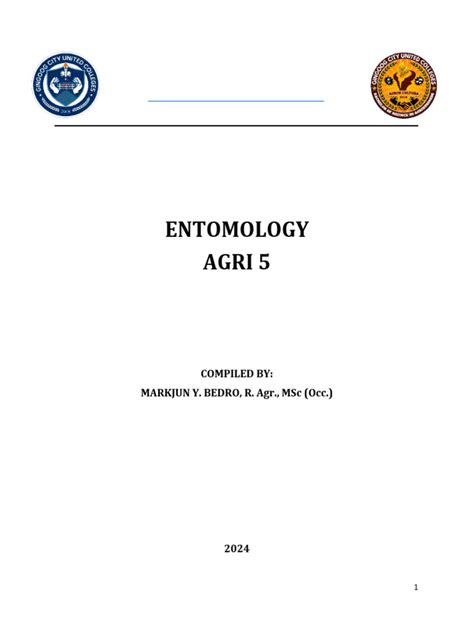 Entomology Lecture Notes 1 Pdf Insects Hexapoda