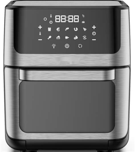 12l Electric Air Fryer Oven Stainless Steel Smart Digital Touch Screen