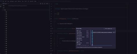 Changing Either Background Color Or Text Color On Tree File And Recent Files IDEs Support