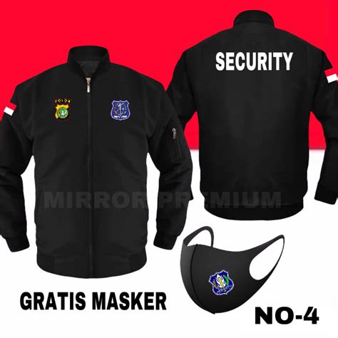 Jaket Bomber Jaket Security Jaket Satpam Parasut Lazada Indonesia