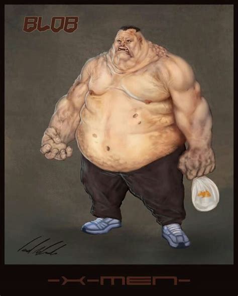 The Blob Comic Villains Superhero City X Men