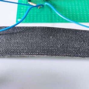 The Completed Stretch Sensor Sewn On To The Straps Of The Quick Release Download Scientific