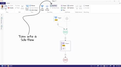 Sub Flows Teneo Developers