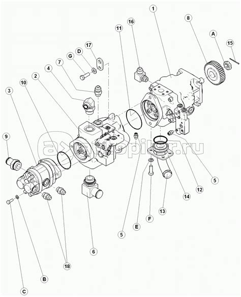 Hасос привода жатки в сборе Macdon M155 — купить цены в интернет магазине Автопитер