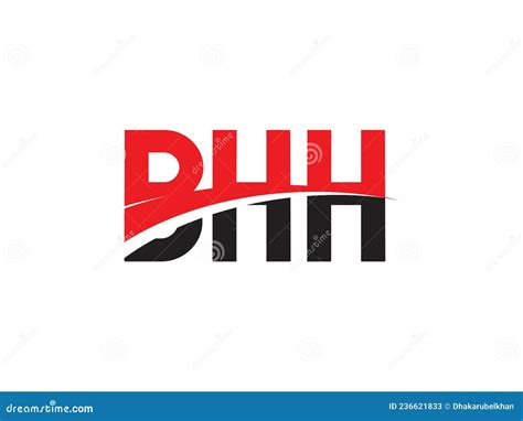 Illustration Du Vecteur De Conception Du Logo Initial De La Lettre Bhh