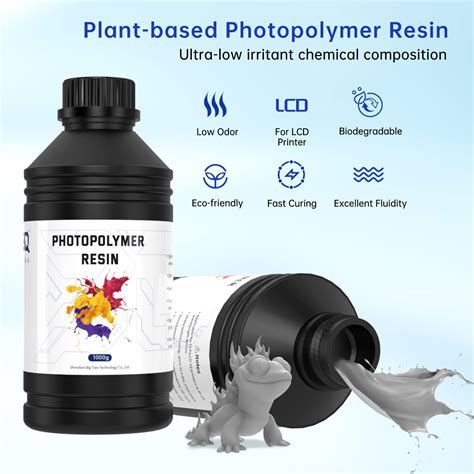 Review Biqu Tenacious 3d Printer Resin 405nm Uv Curing Resin With High