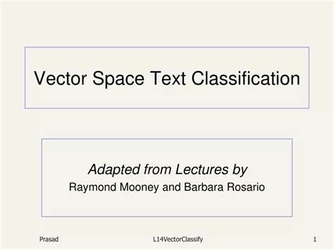 Ppt Vector Space Text Classification Powerpoint Presentation Free