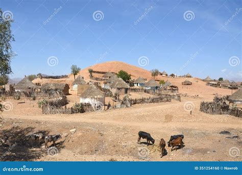 Eritrean Village In Western Part Of The Country Stock Photo Image Of Village Africa