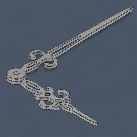 Clock Hands Classic By Jattie Download Free STL Model Printables Com