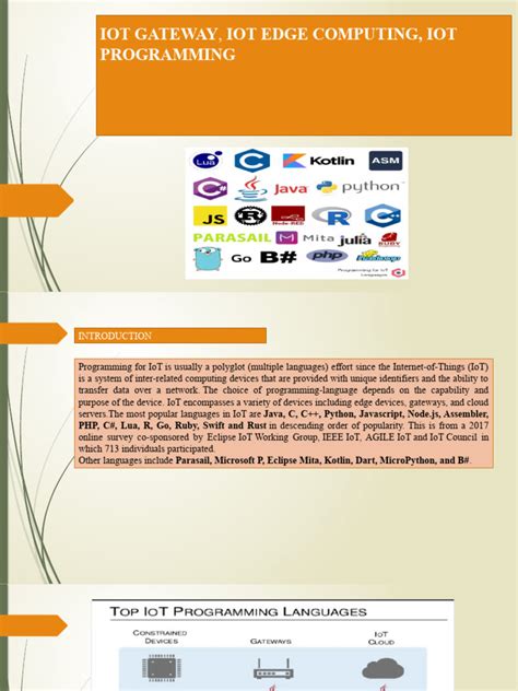 Iot Gateway Iot Edge Computing Iot Programming Pdf Internet Of