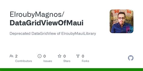 Github Elroubymagnosdatagridviewofmaui Deprecated Datagridview Of