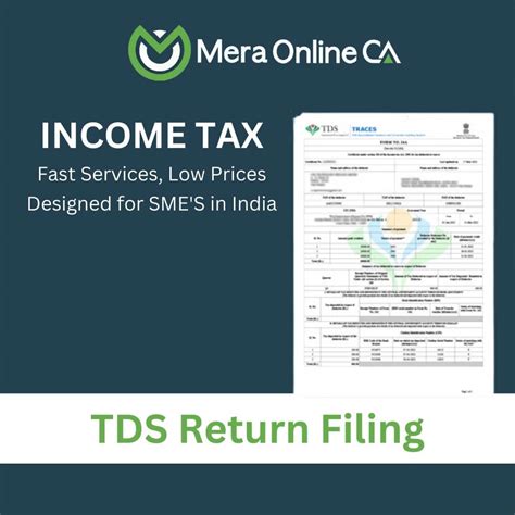 TDS Return Filing Mera Online CA