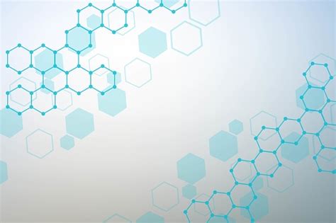 과학 네트워크 패턴 연결 선과 점 기술 육각 구조 또는 분자 연결 요소 건강관리와 의술에 대한 스톡 벡터 아트 및 기타 이미지