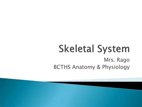 Ppt Skeletal System Powerpoint Presentation Free Download Id2133754