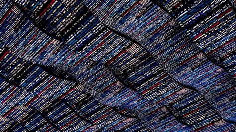 Floating Digital Code Of Big Data Seamless Loop Animation Stock Illustration Illustration Of