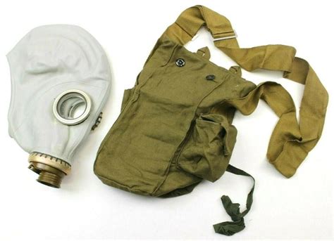 Original Russian Gas Mask With Optional Filter And Bag Bleachers And Co