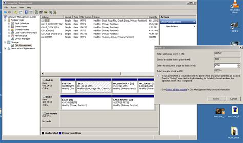 Hard Drive Will Shrinking A Volume In Windows Delete The Contents Of That Volume Super User