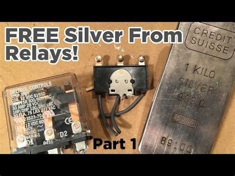 Where To Find And Extract Silver From Relay Contacts