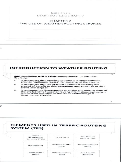 Maritime Geography Chapter 2 The Use Of Weather Routing Service Pdf