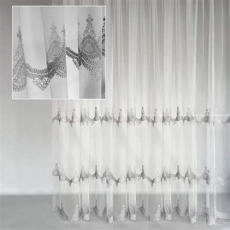 Тюль сітку за вишивкою купити недорого від виробника в Україні Welwet