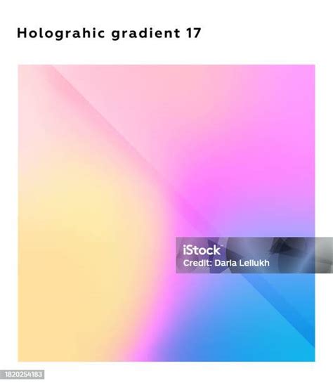 다채로운 홀로그램 그라데이션 추상 배경 현대 벡터 일러스트 레이 션입니다 그라디언트 메시가 있는 홀로그램 유체 복고풍 스타일 진주빛 그래픽 소셜 미디어 템플릿 0명에 대한