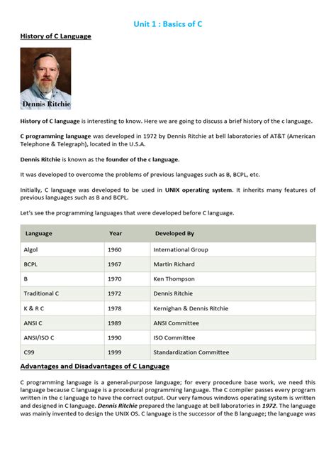 Programming In C Pdf C Programming Language Pointer Computer