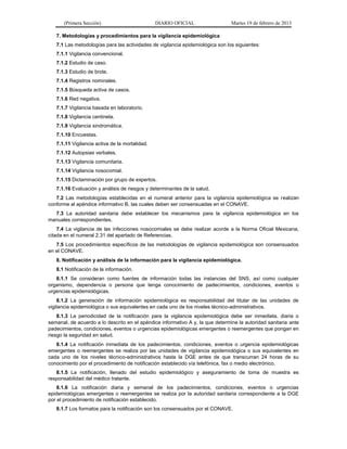 Nom 017 Ssa2 2012 Para La Vigilancia Epidemiologica Pdf