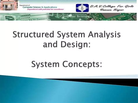 PPT Structured System Analysis And Design System Concepts PowerPoint Presentation ID 1625660