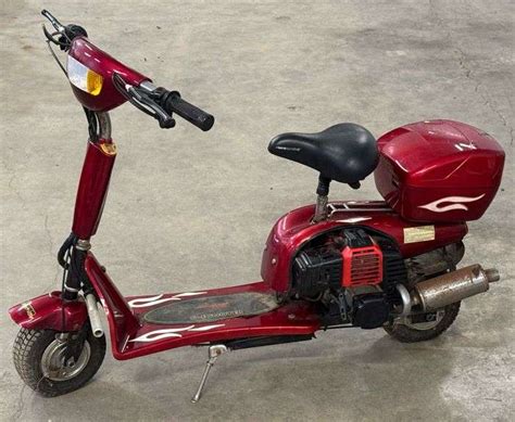 Nsayn Racing 2 Stroke Gas Motor Scooter Unknown Running Condition