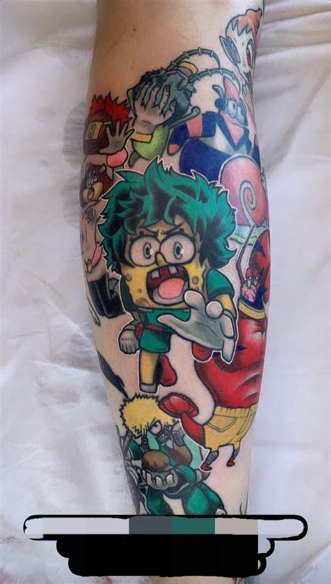My Hero Academia X Spongebob Calf Piece Know Your Meme