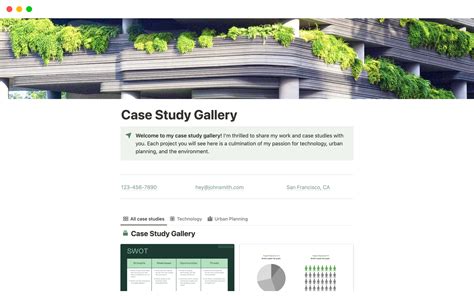 Case Study Gallery Notion Template Case Study Gallery Notion Template