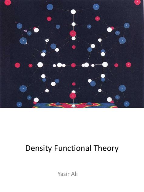 Pdf Density Functional Theory By Yasir Ali Dokumen Tips