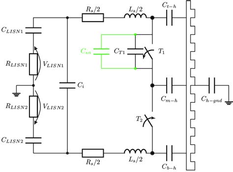 Equivalent Circuit Of Cm Current Loops During Switching From T 1 To T 2