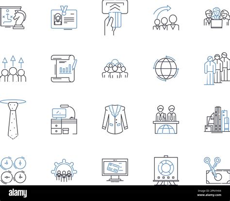 User Generated Line Icons Collection Collaboration Engagement