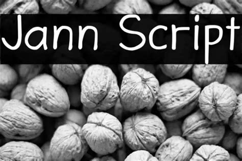 Jann Script Font Free Download Ttf Otf