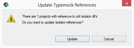 Upgrading Typemock Isolator Tests