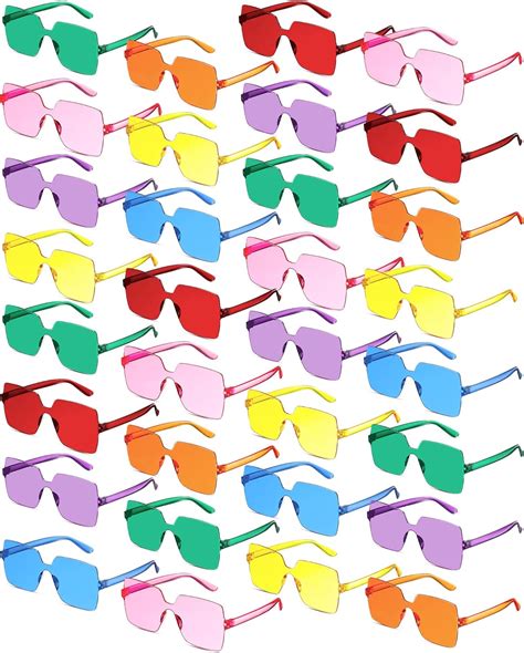 Chumia 51 Pairs Colorful Sunglasses Bulkclassic Clothing