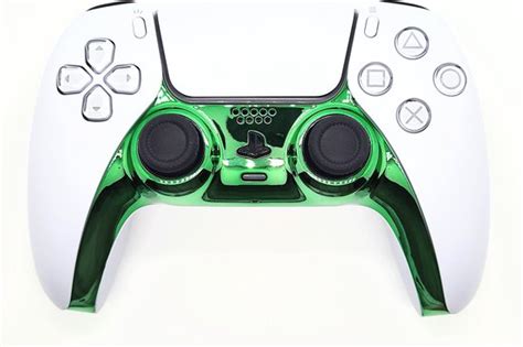 Chrome Controller Behuizing Shell Inclusief Set Thumb Grips Chrome Logo Sticker Bol