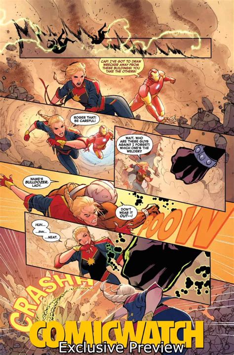 Aaa Ommggg Captain Marvel Dark Past 1 Preview Pages The Past And