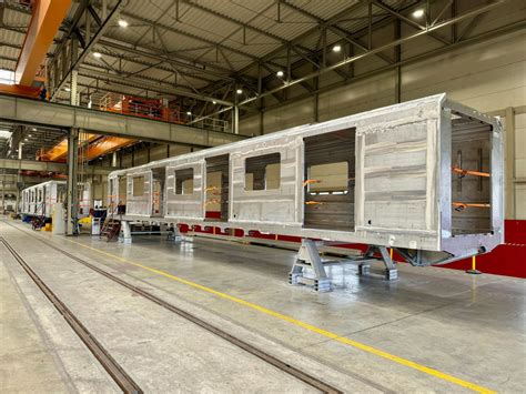Carbodies Welded For New Sofia Metro Train