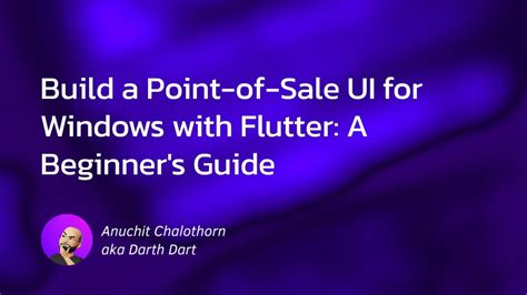 Dart แบบ Dart Dart Ep152 Build A Point Of Sale Ui For Windows With