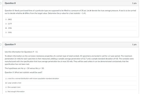 solved question 1 is the null hypothesis rejected or not