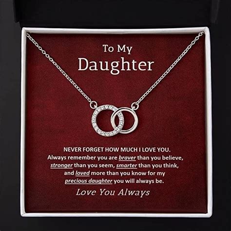 To My Daughter Necklace Meaningful T From Dad